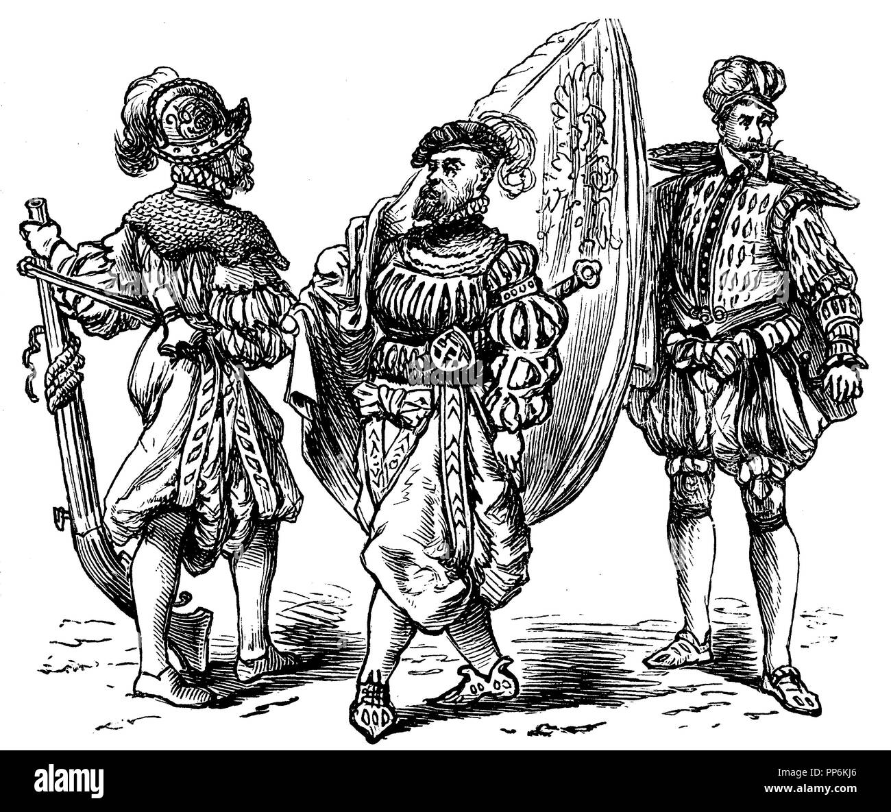 1550 fashion Black and White Stock Photos & Images - Alamy