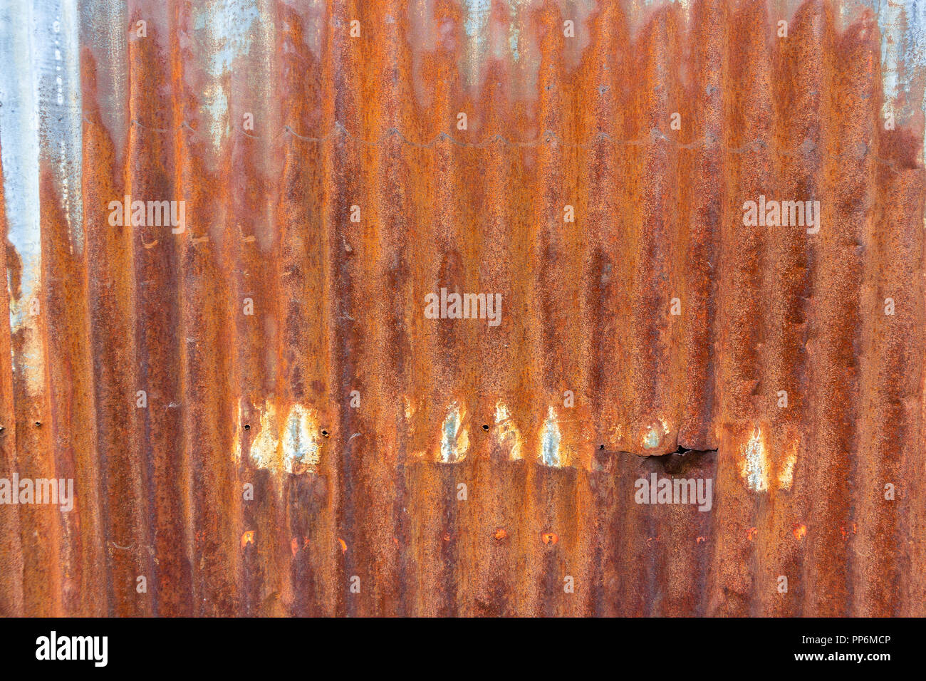 old rusty zine sheet texture background Stock Photo - Alamy