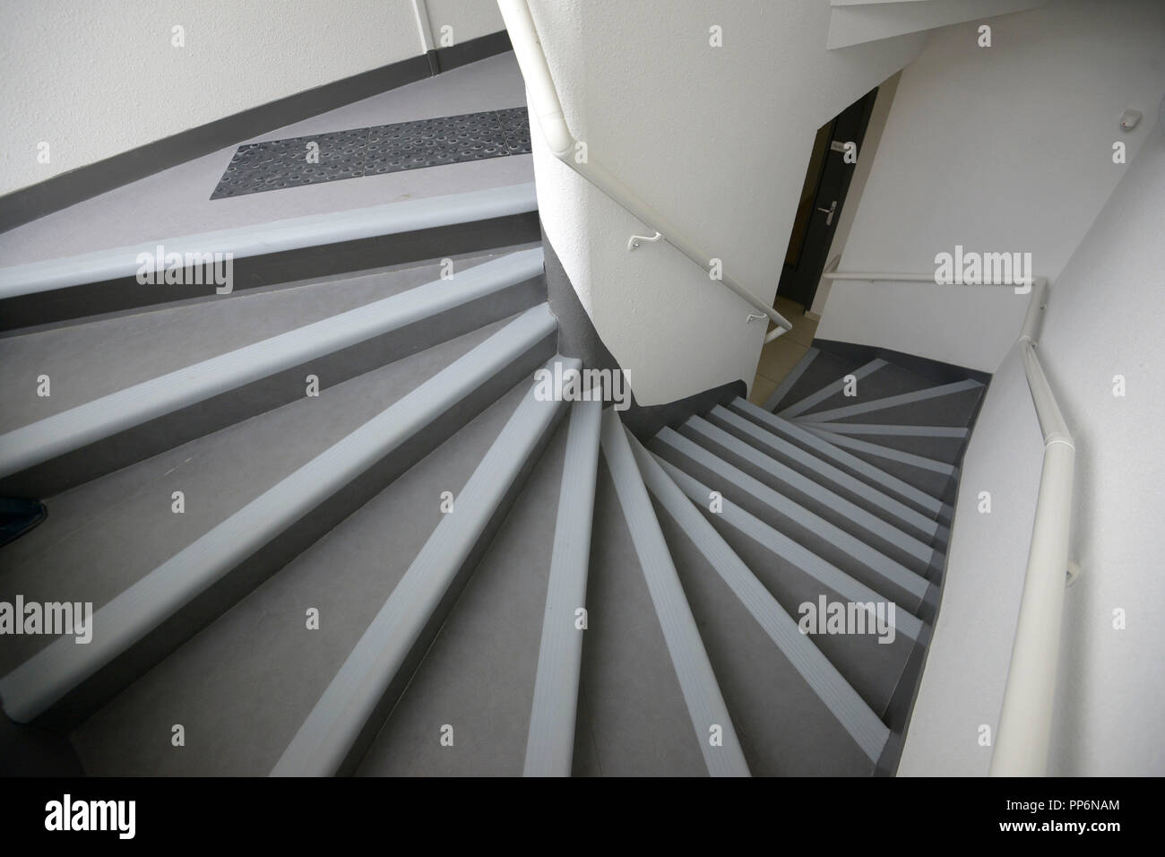 Staircase in a residential building Stock Photo - Alamy