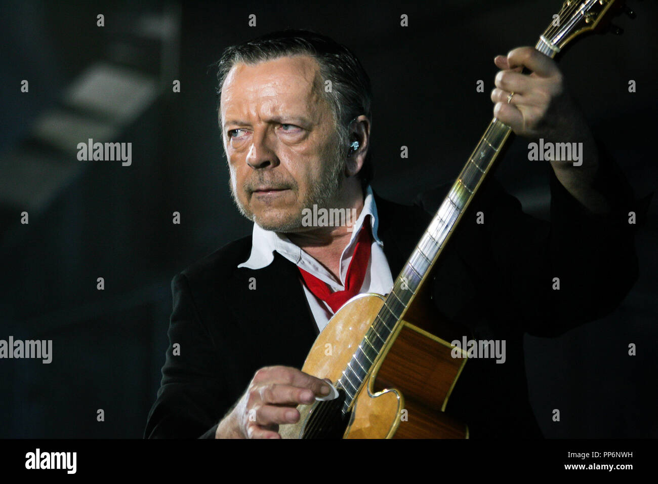 Singer Renaud on stage (2007 Stock Photo - Alamy