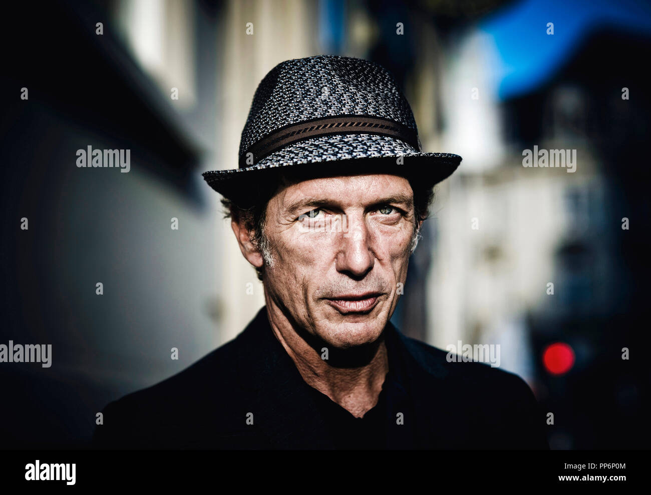 Portrait of Miossec, French singer, songwriter and occasionally actor ...