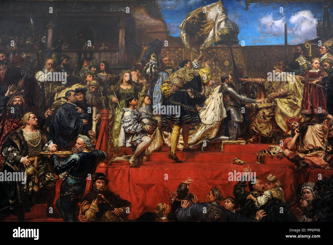Jan Matejko (1838-1893). Polish painter. The Prussian Homage, 1882 ...