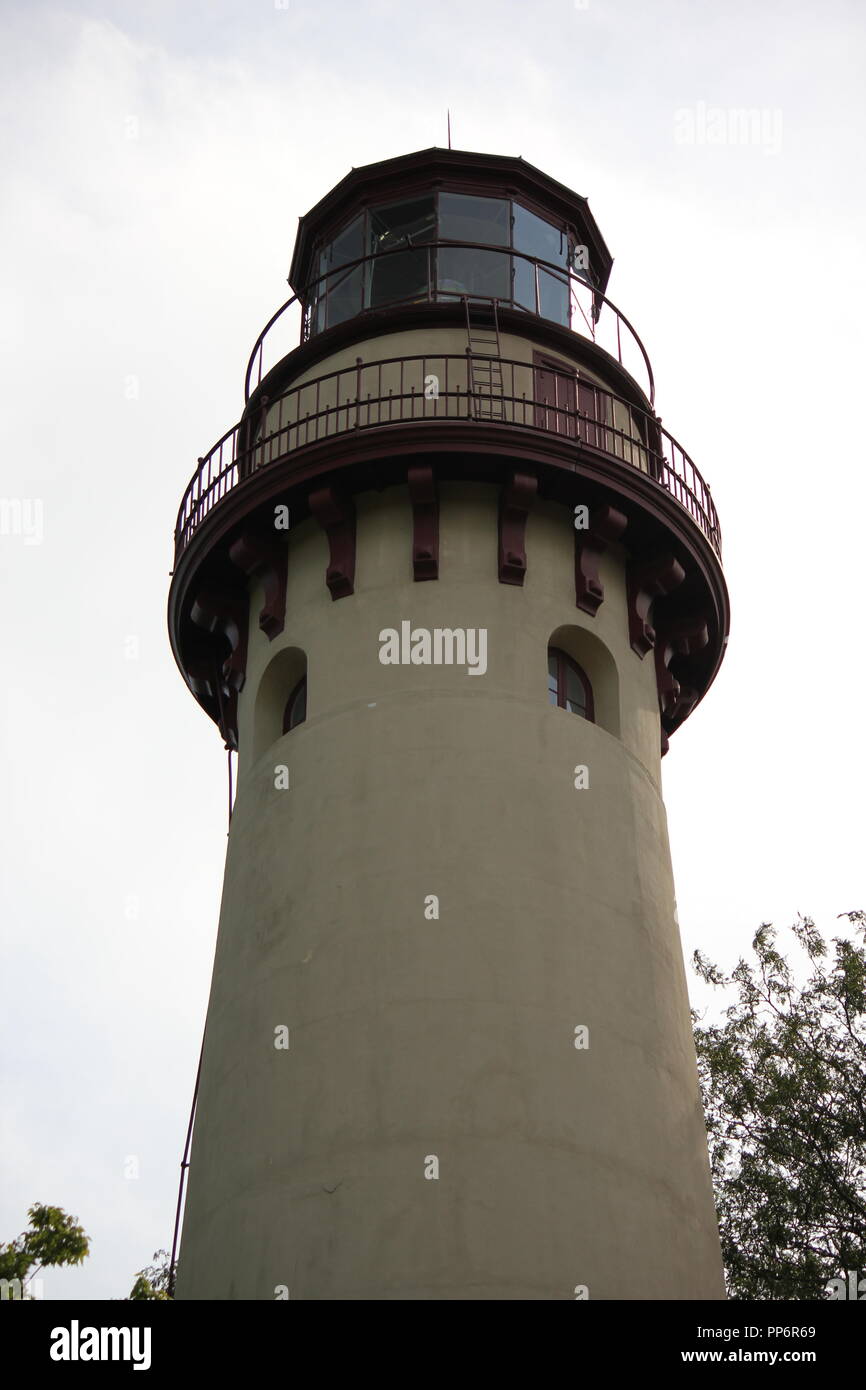 Grosse Point Lighthouse and light station is a standard icon of ...