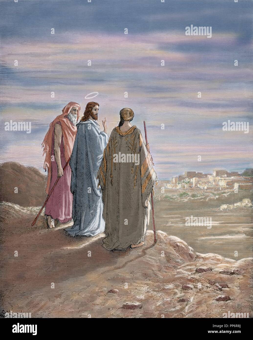 New Testament. Gospel of Luke. Chapter XXIV. Jesus and the disciples of ...