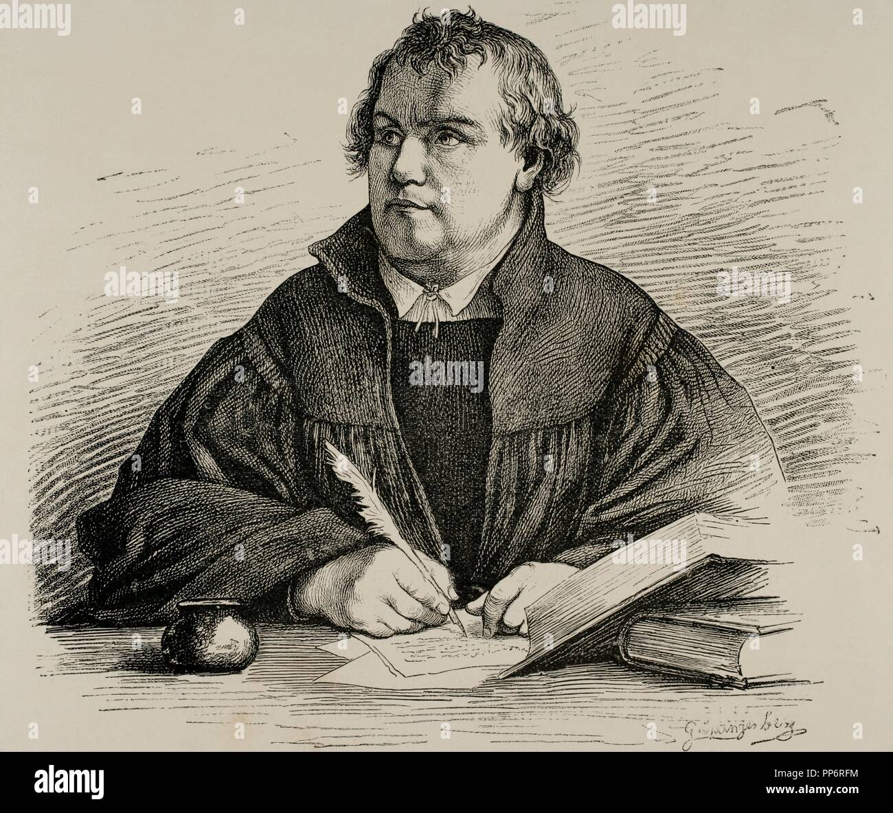 Martin luther 1483 1546 german reformer hi-res stock photography and ...