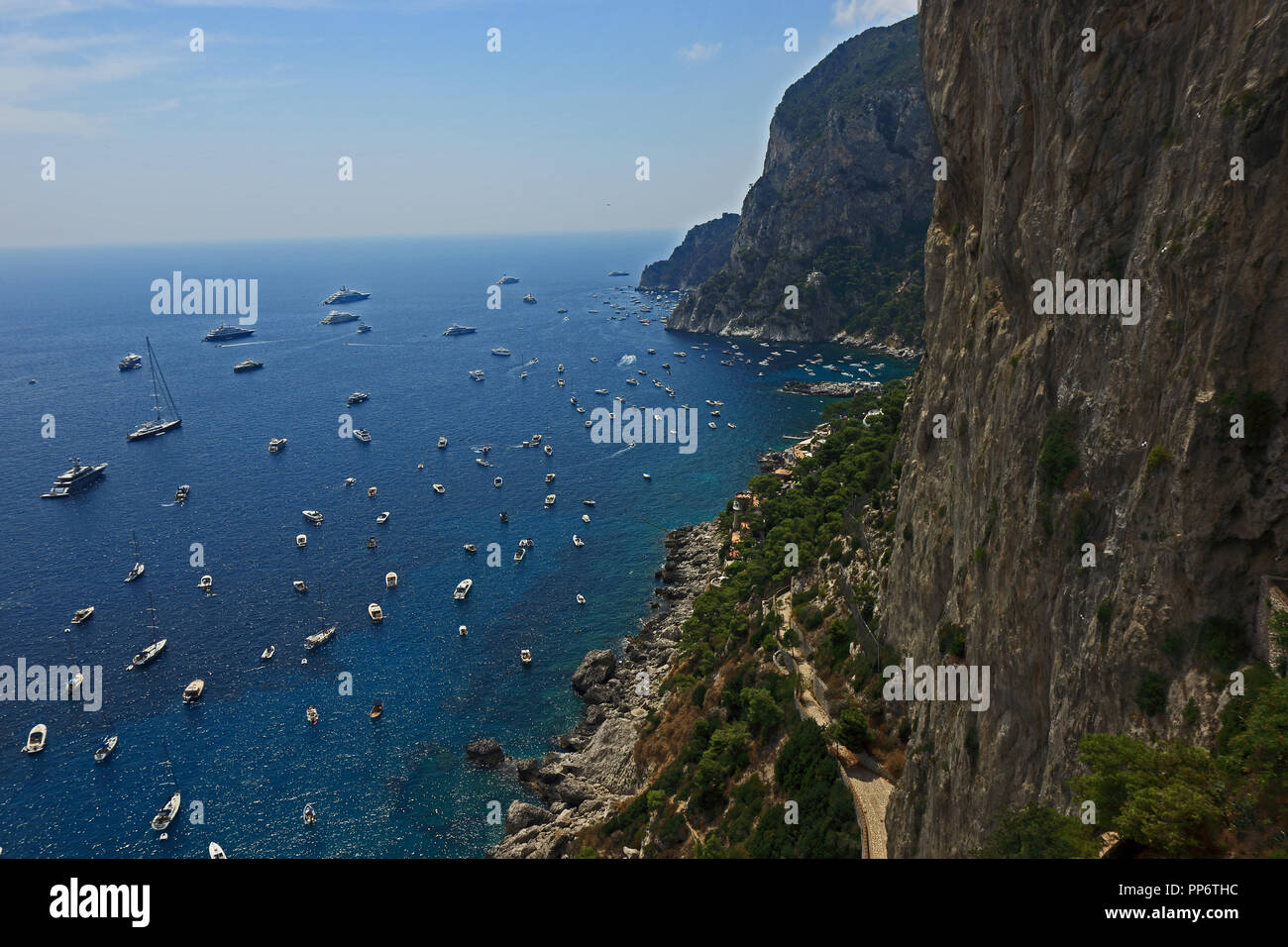 Rocky bay on the isle of Capri Stock Photo - Alamy