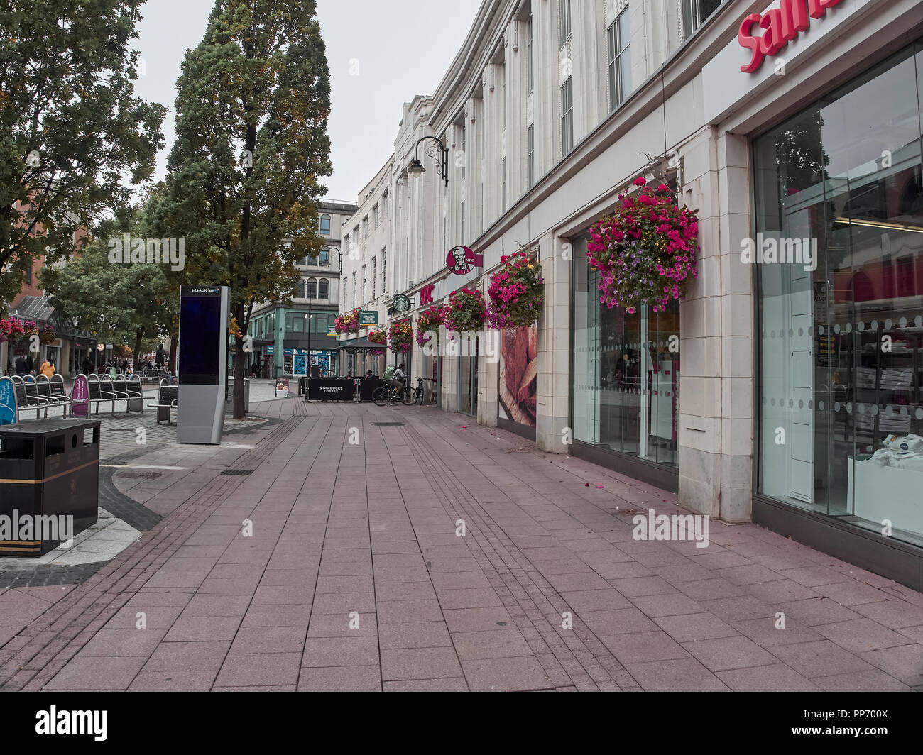 Cardiff, United Kingdom - September 16, 2018: View of Cardiff city ...