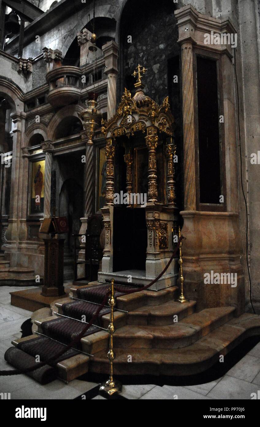 Israel. Jerusalem. Basilica of the Holy Sepulchre. Catholicon. View ...