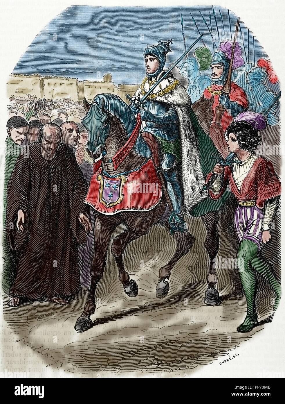 Louis XII (1462-1515). King of France from 1498-1515 and King of Naples ...