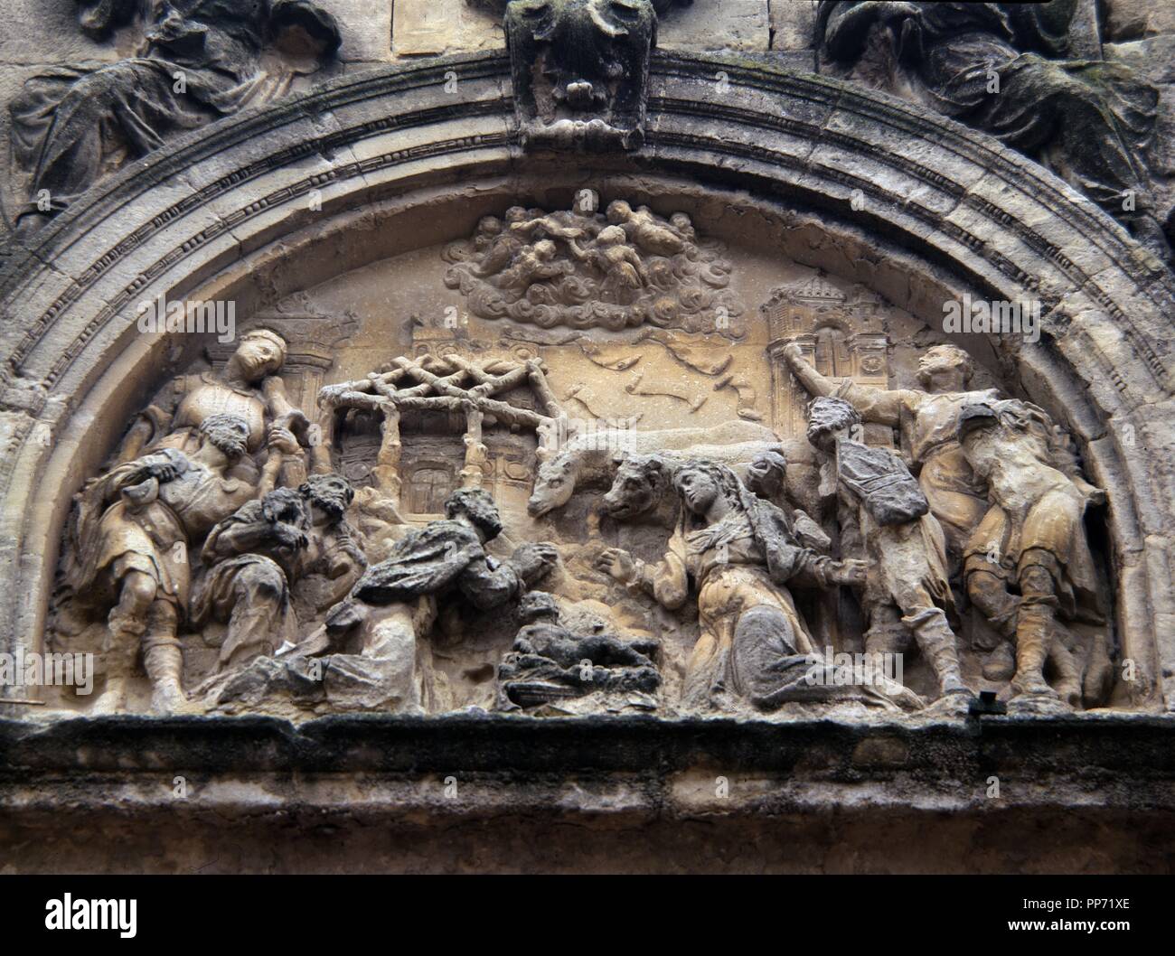 TIMPANO DE LA IGLESIA DE SANTA MARIA DE CASTEJON ANTIGUO CONVENTO DE ...