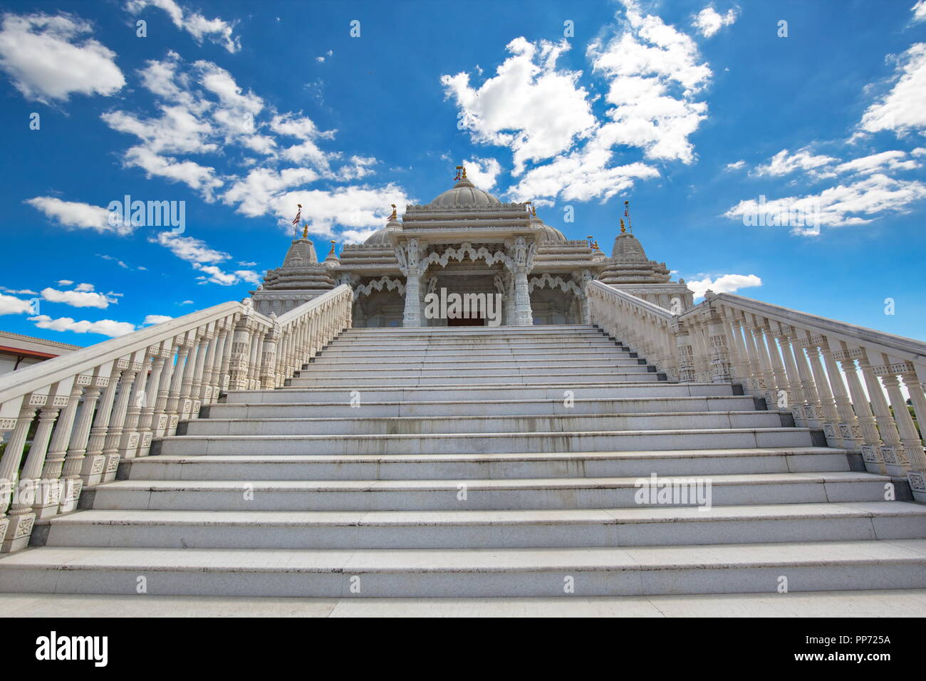 BAPS Shri Swaminarayan Mandir Hindu Temple in Toronto Stock Photo - Alamy
