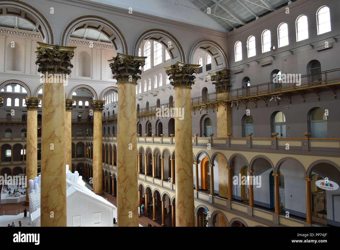 The National Building Museum, Washington D.C., USA Stock Photo - Alamy