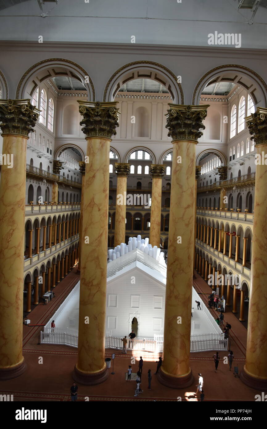The National Building Museum, Washington D.C., USA Stock Photo - Alamy