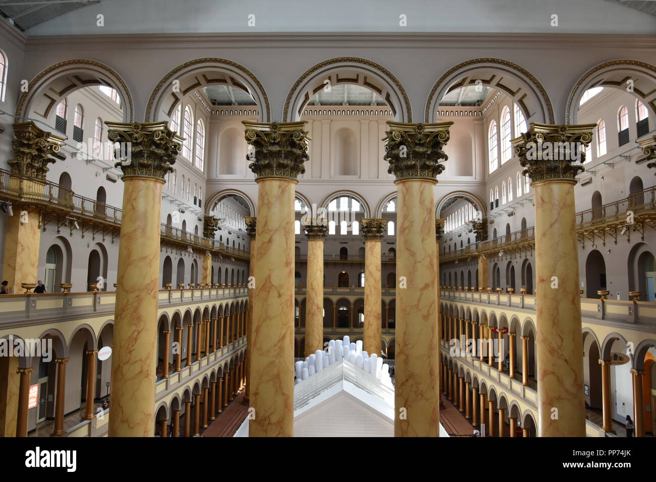 The National Building Museum, Washington D.C., USA Stock Photo - Alamy