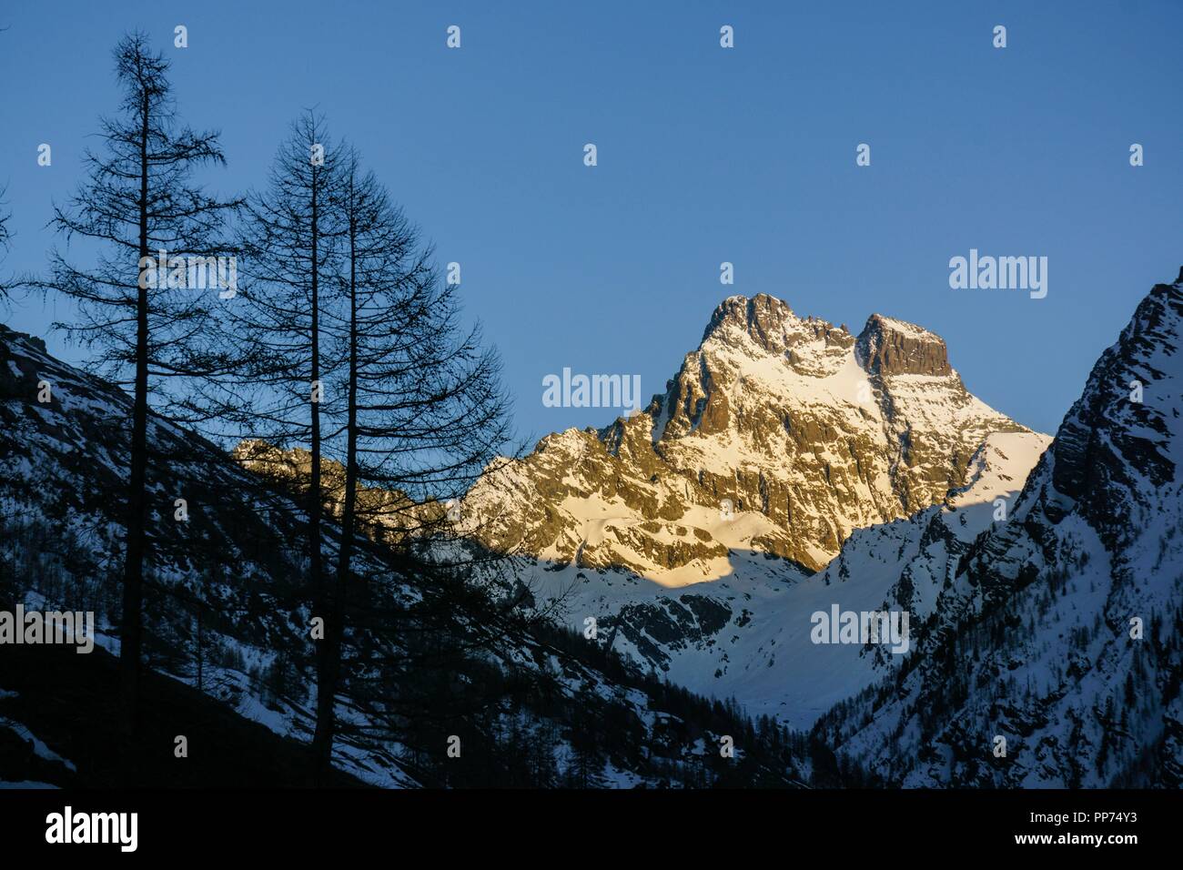 monte Viso, 3841 mts, Valle del Guil,Alpes,parque natural Queyras ...