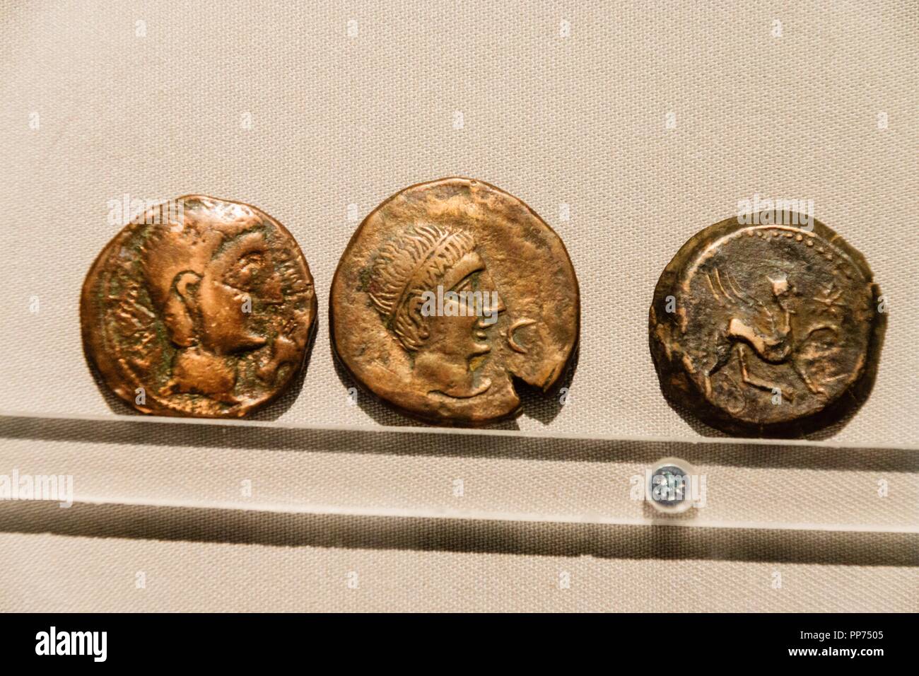 monedas punicas y hispanicas de entre los siglos III antes de cristo a ...
