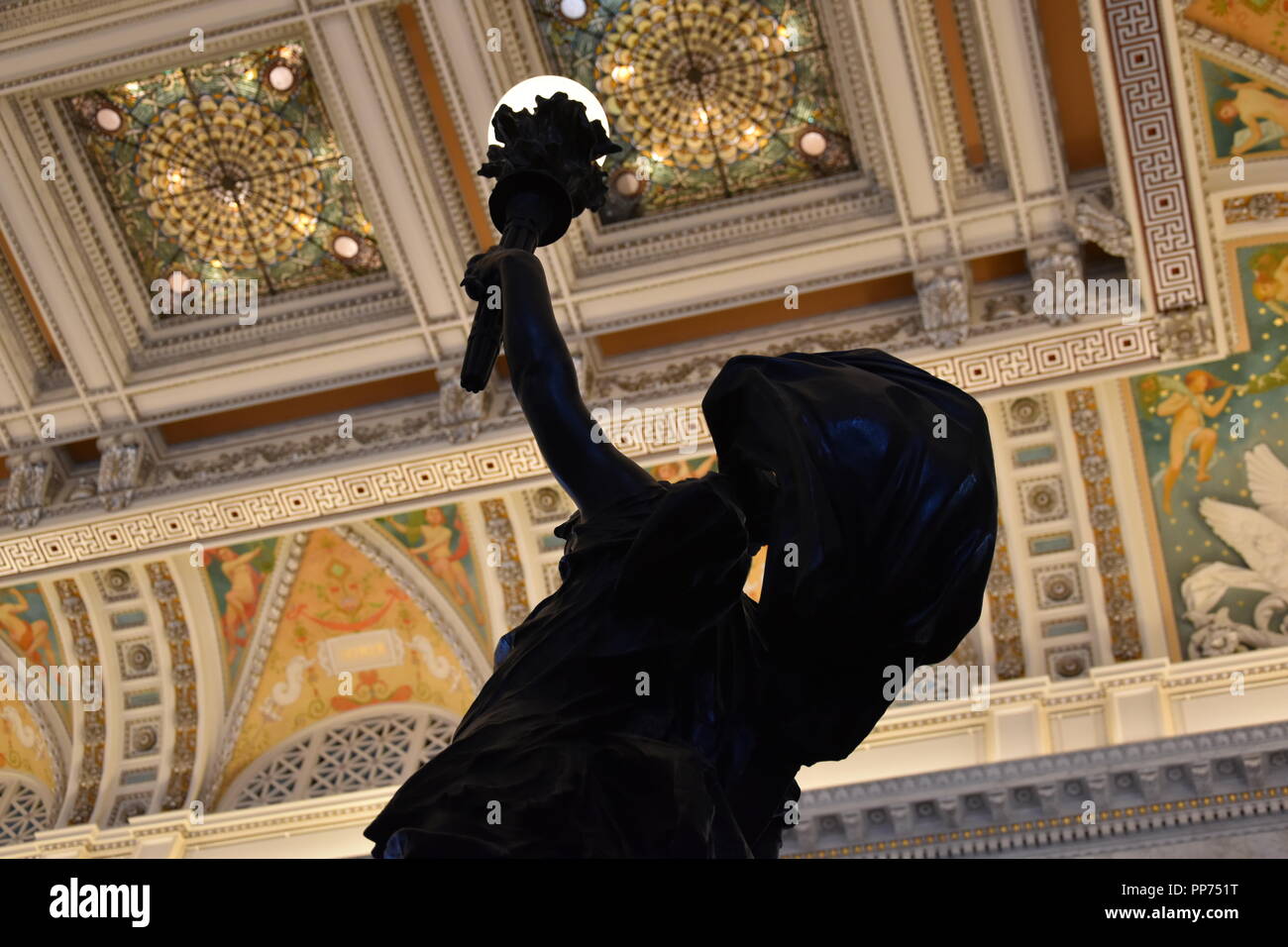 Inside the historic Library of Congress, Washington D.C Stock Photo - Alamy
