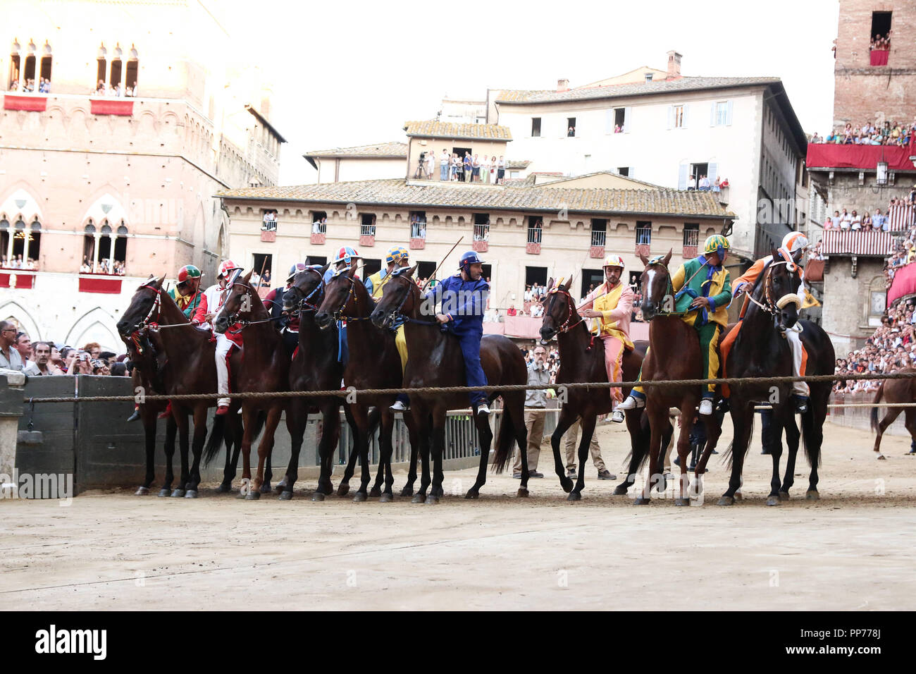 Palio horse race start hi-res stock photography and images - Alamy
