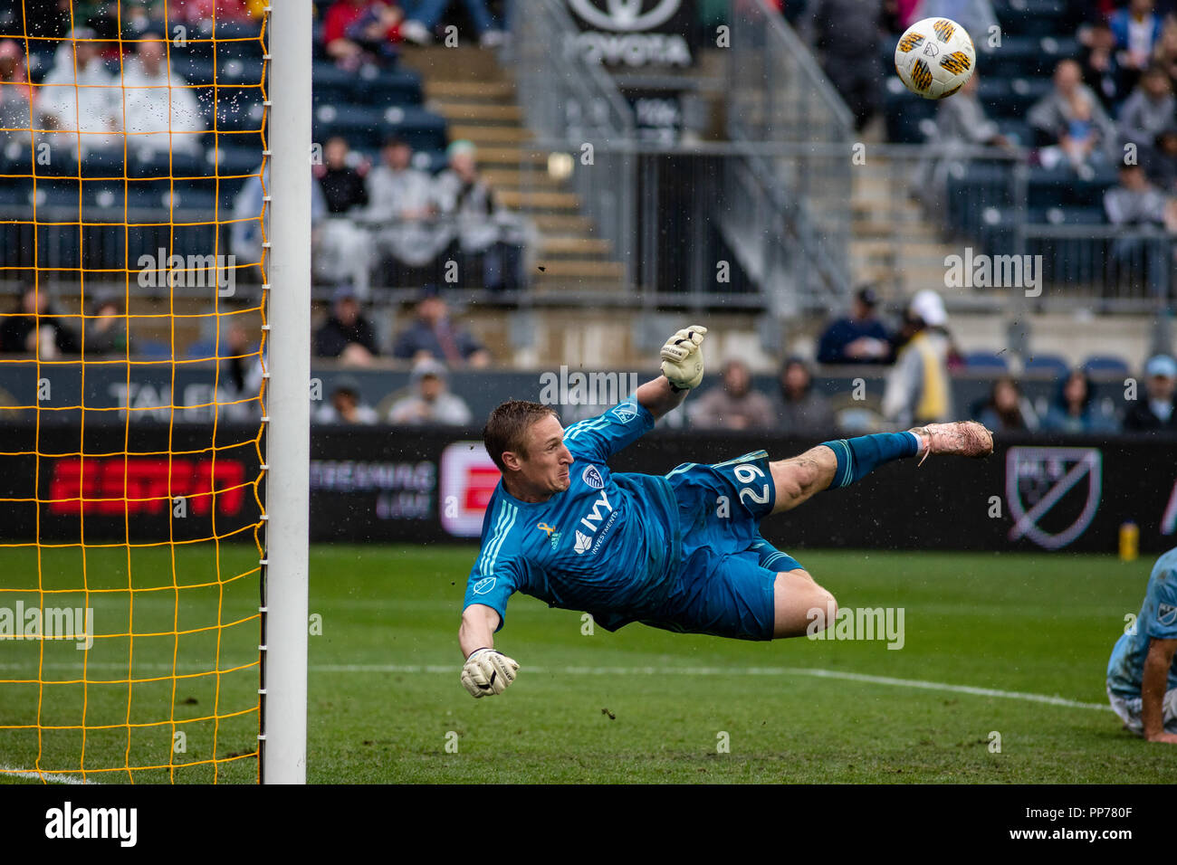 Goalkeeper makes save hi-res stock photography and images - Alamy