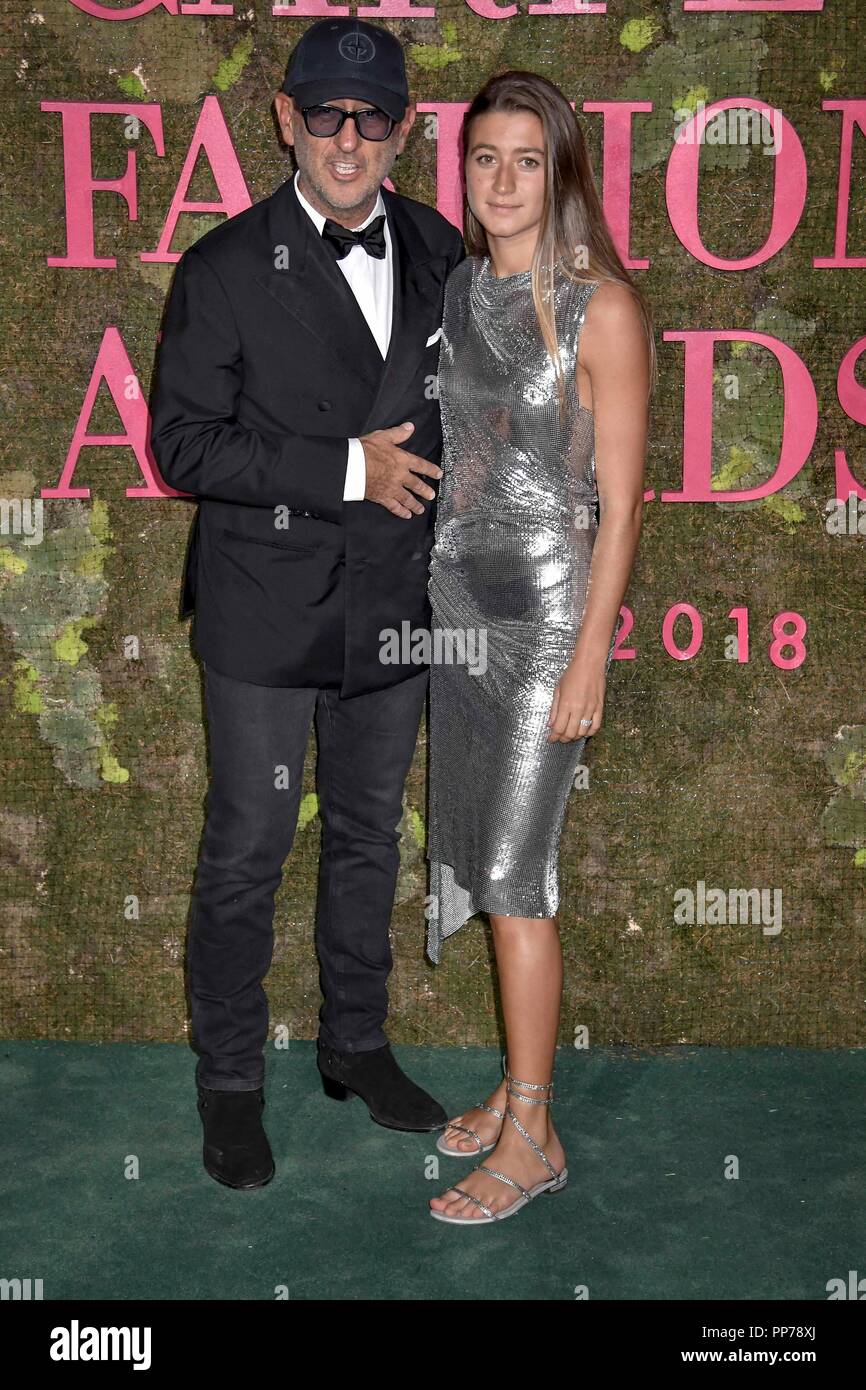 Milan, Italy. 23rd Sep, 2018. Milan. Green Carpet Fashion Awards 2018 In the Photo: Andrea ...