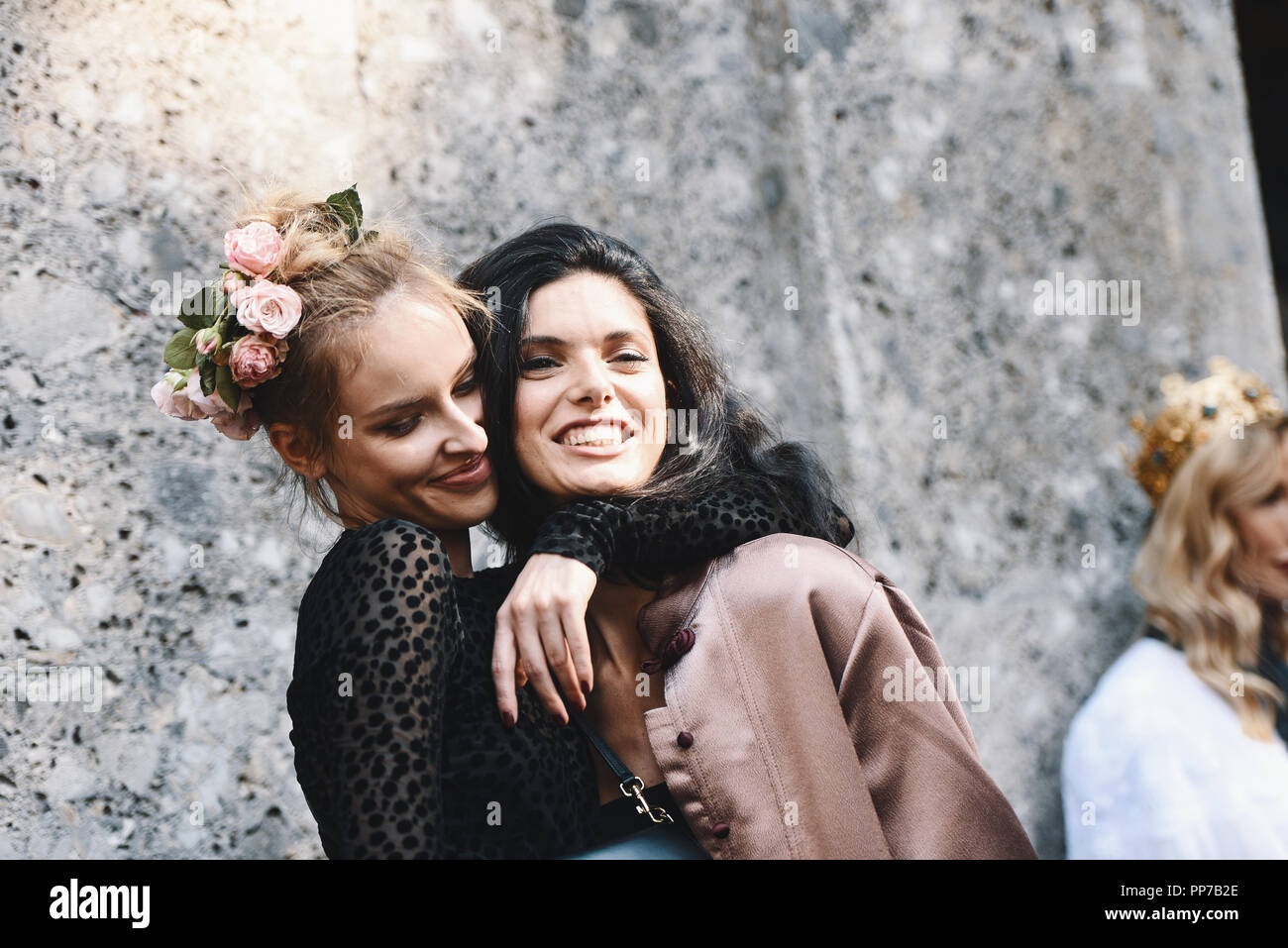 Milan, Italy - September 23, 2018: Street style outfits before Dolce ...