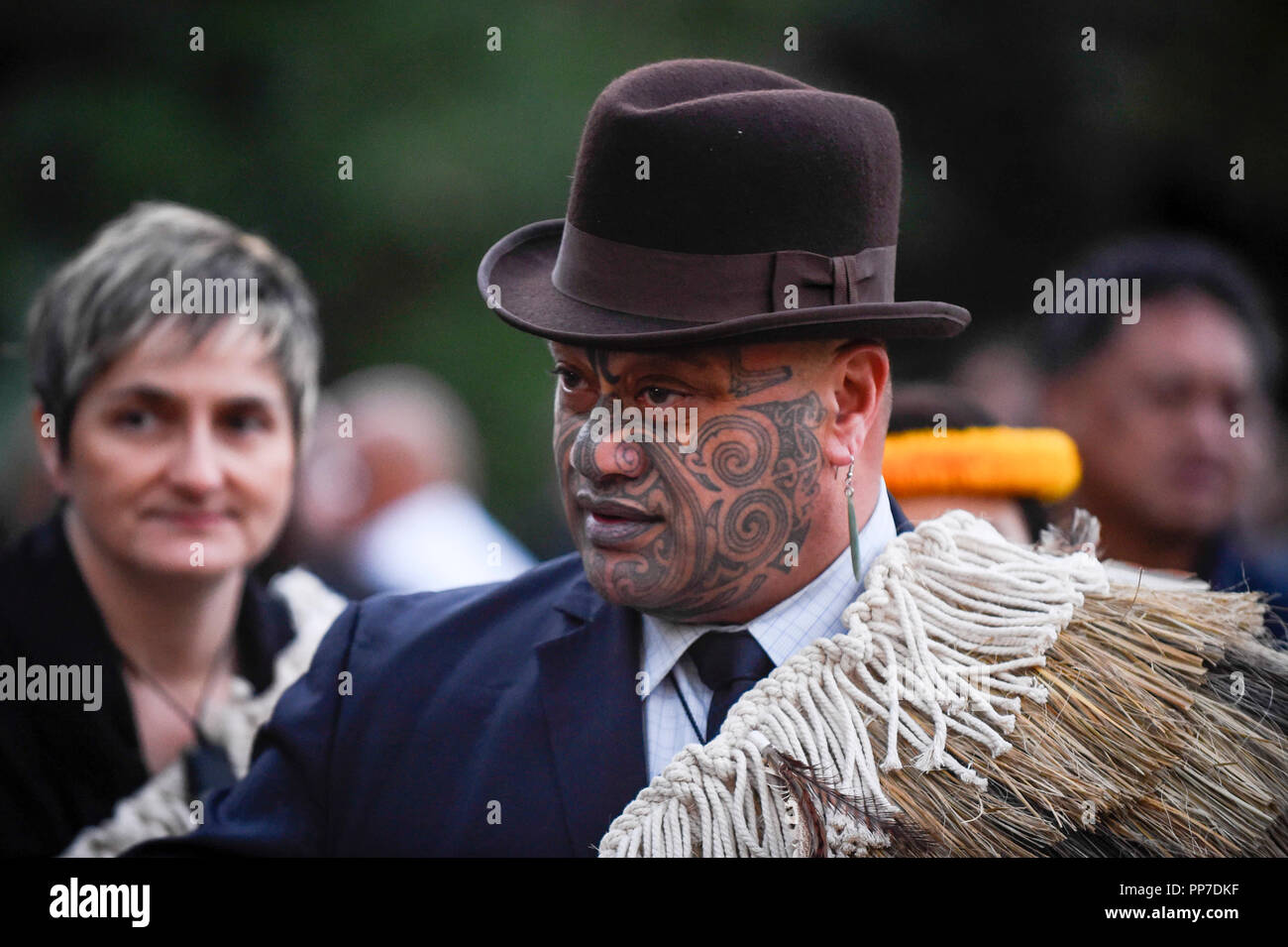 Maori haka ceremony south pacific hi-res stock photography and images ...