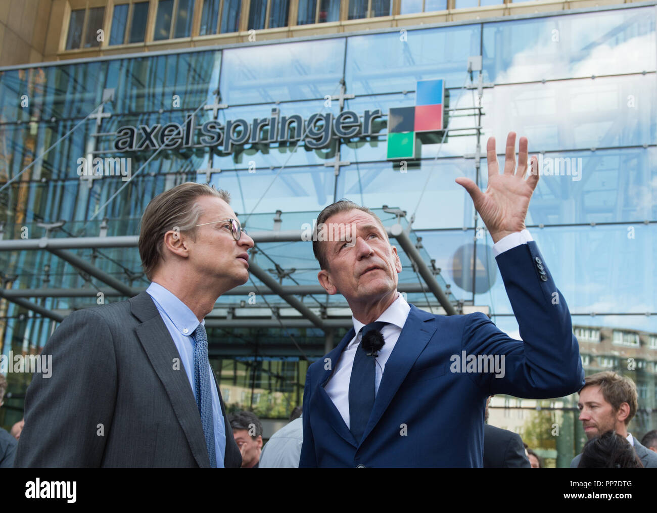 Berlin, Deutschland. 04th Sep, 2018. from left: Axel Sven SPRINGER ...