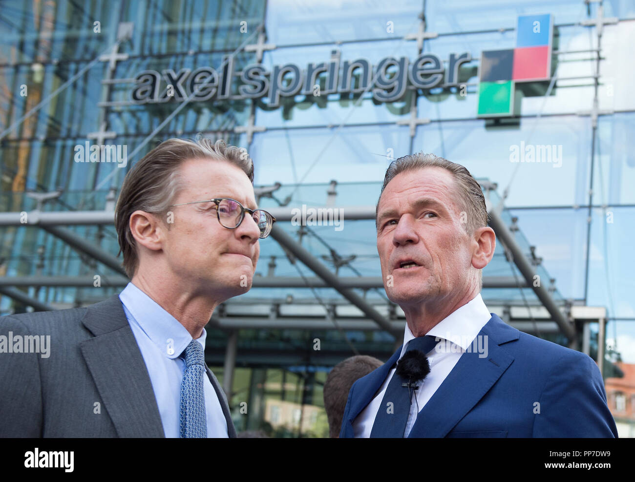 Berlin, Deutschland. 04th Sep, 2018. from left: Axel Sven SPRINGER ...