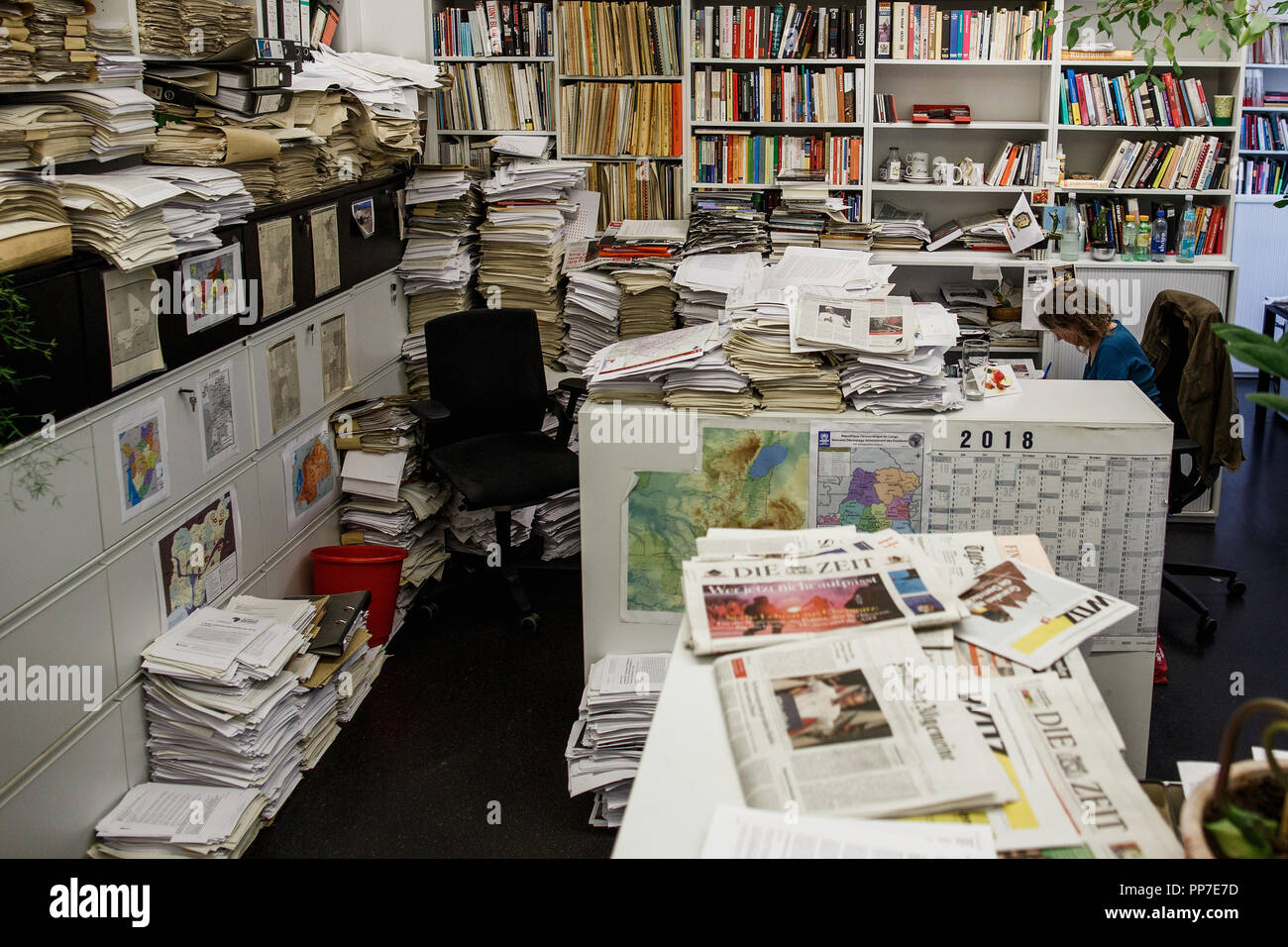 11 September 2018, Berlin: The foreign editorial office of the taz ...