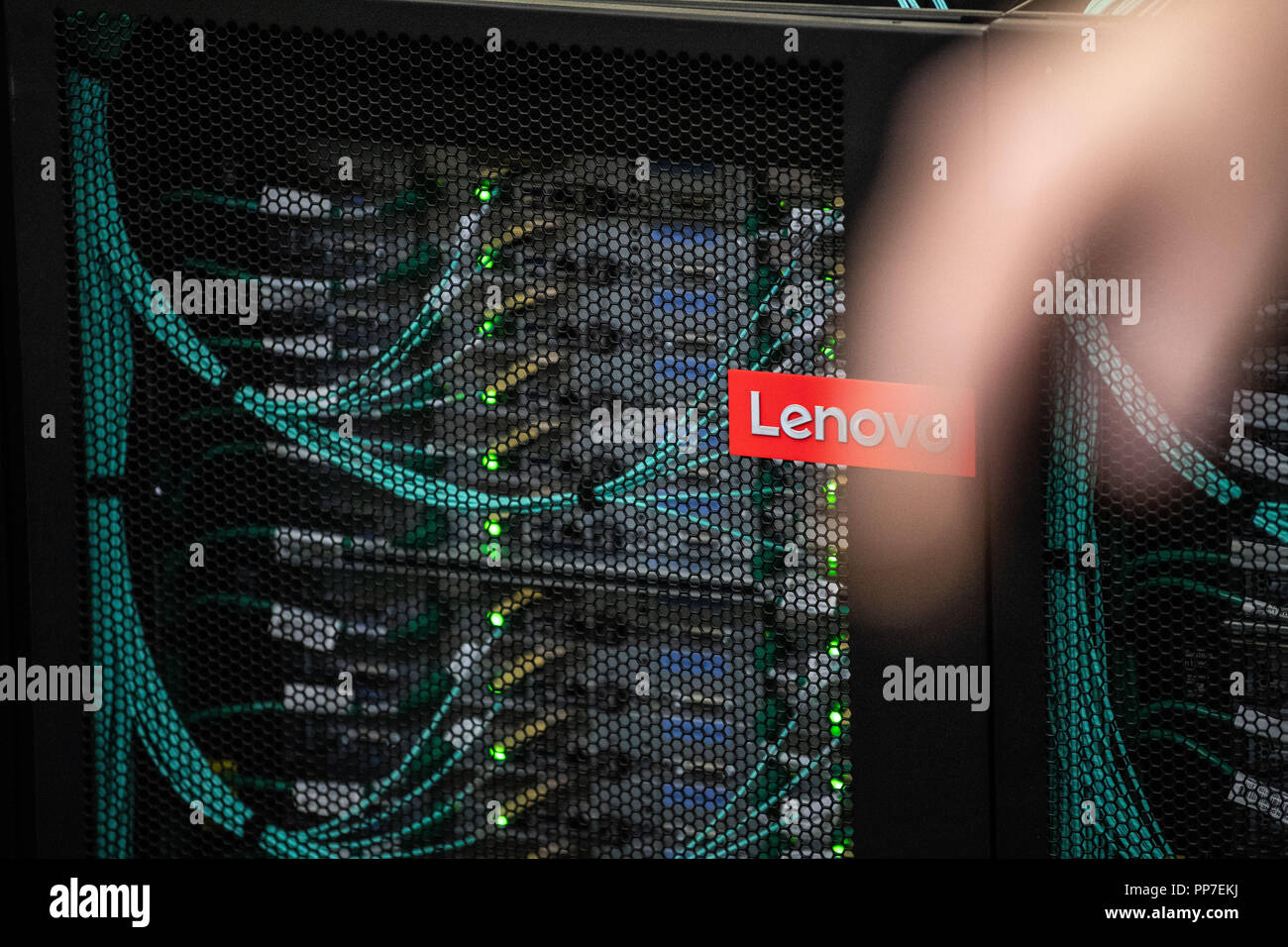 Garching, Bavaria. 24th Sep, 2018. View of the computer elements of the ...