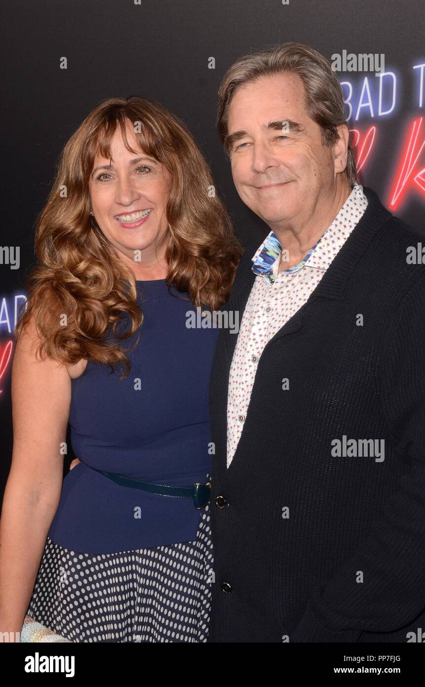 Wendy Bridges, Beau Bridges at arrivals for BAD TIMES AT THE EL ROYALE ...