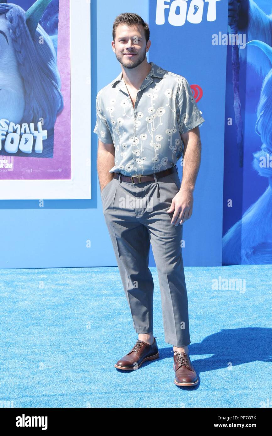 Los Angeles Ca Usa 22nd Sep 2018 Jimmy Tatro At Arrivals For Smallfoot Premiere Regency