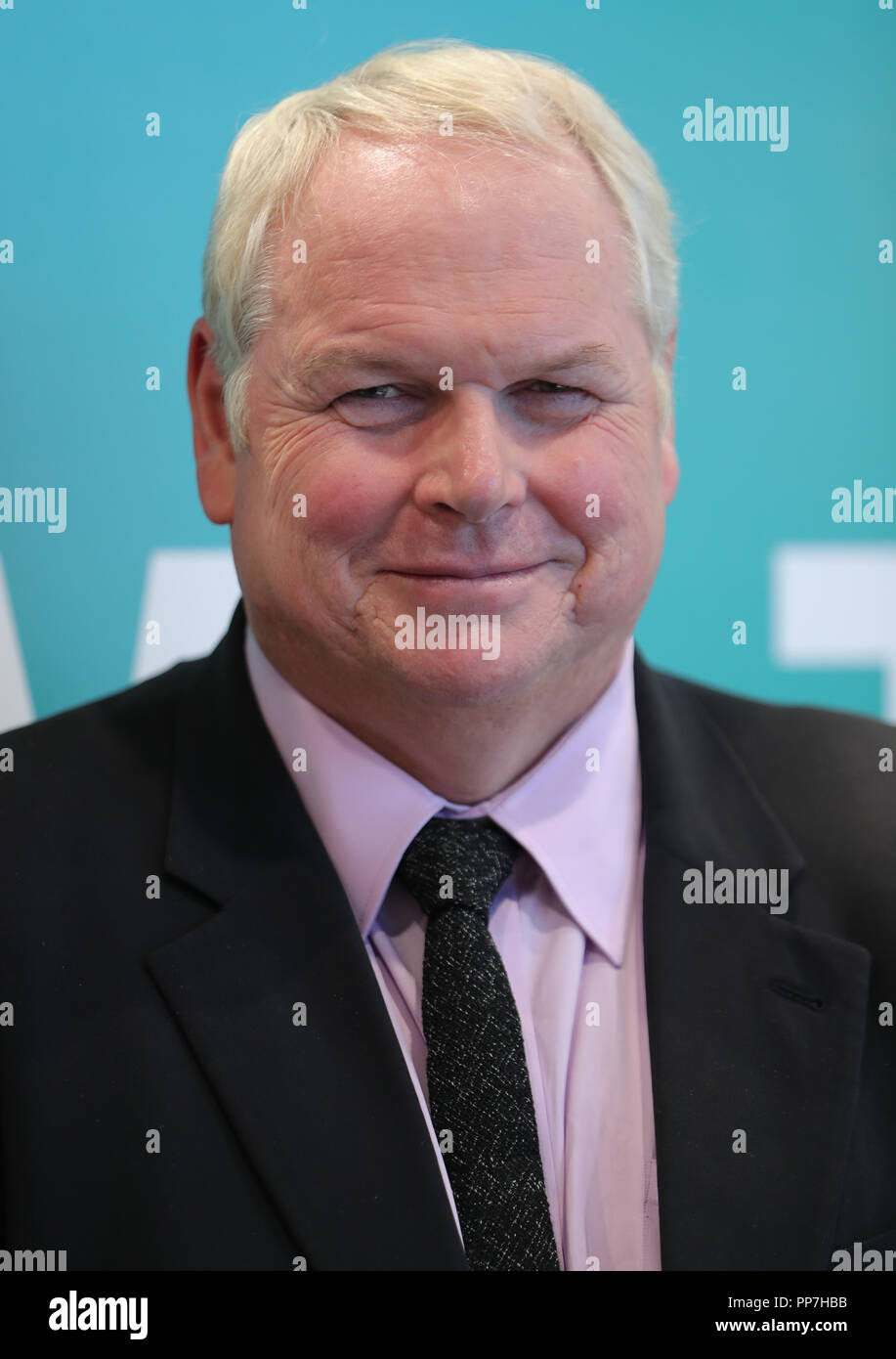 Liverpool, UK. 24th September, 2018. Adam Bolton Sky News Tv Presenter ...