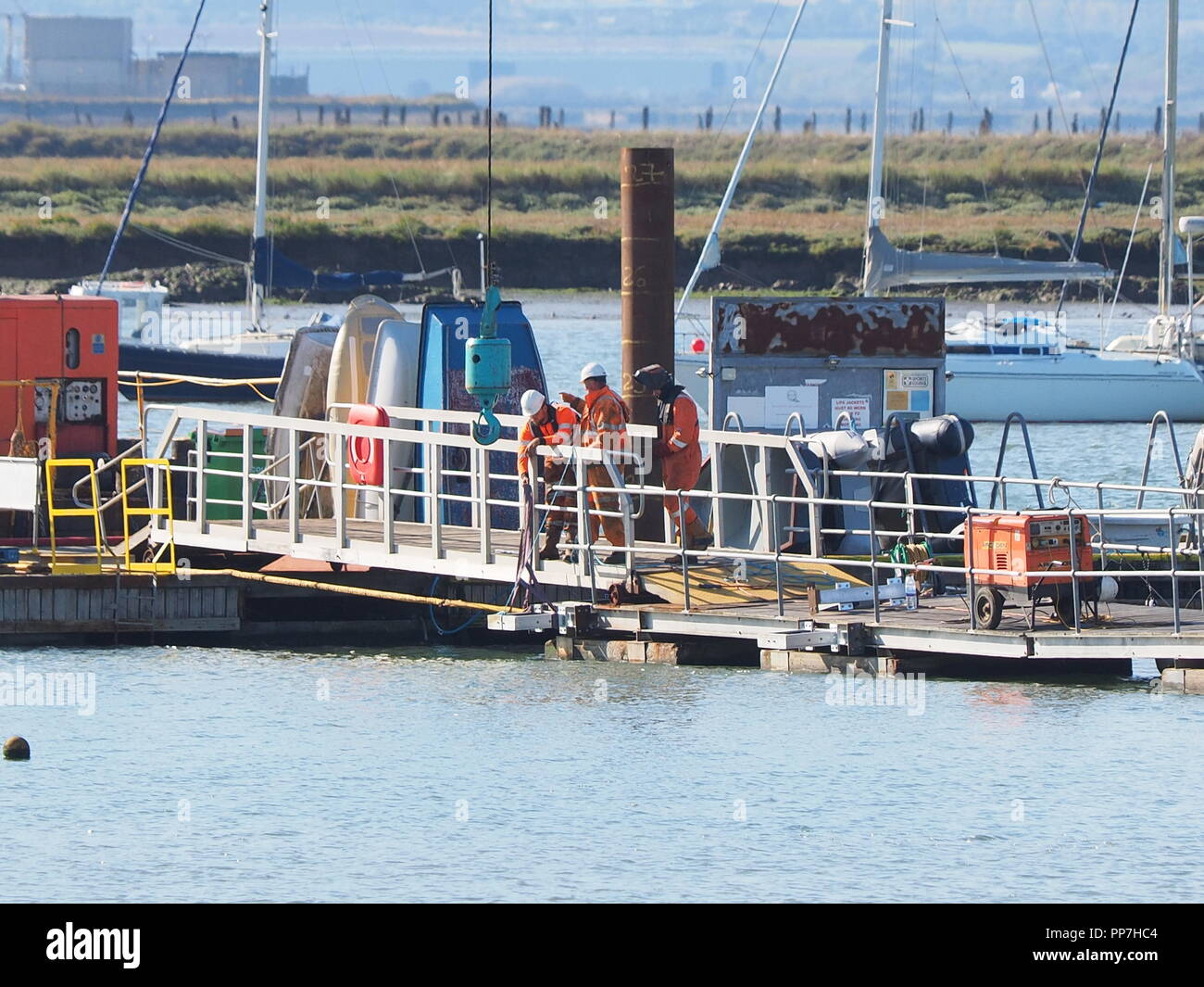 Deep water harbour extension hi-res stock photography and images - Alamy