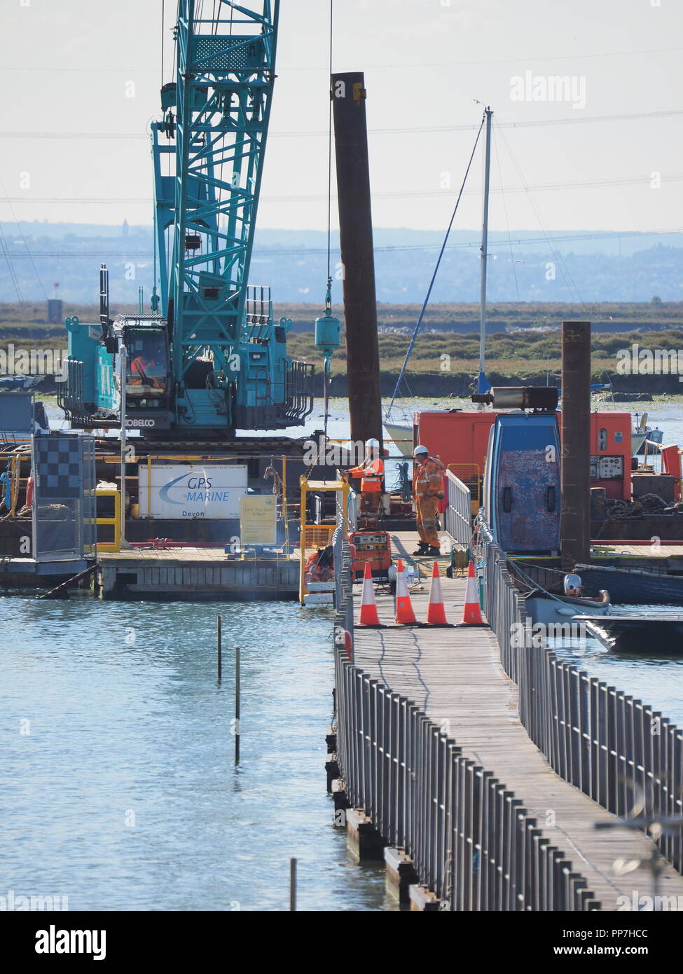 Deep water harbour extension hi-res stock photography and images - Alamy