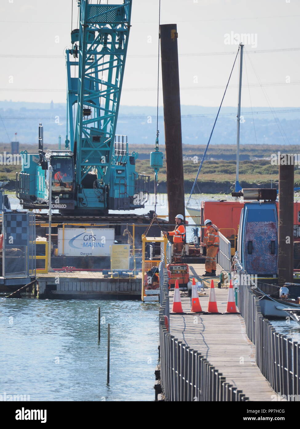Deep water harbour extension hi-res stock photography and images - Alamy