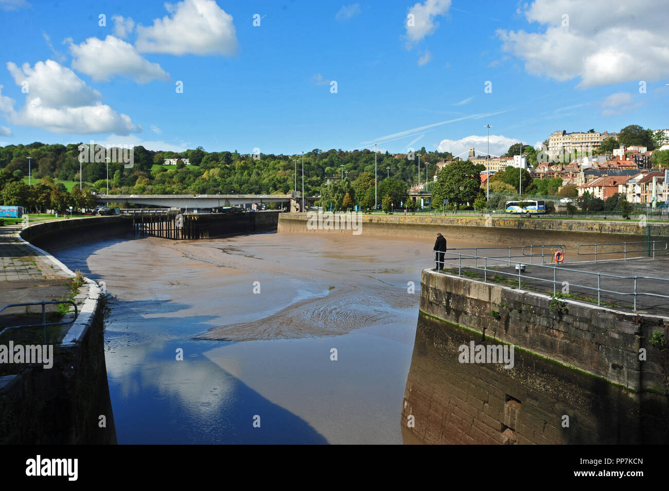 Bristol, UK. 24th September . From the mouth of the River Avon the ...
