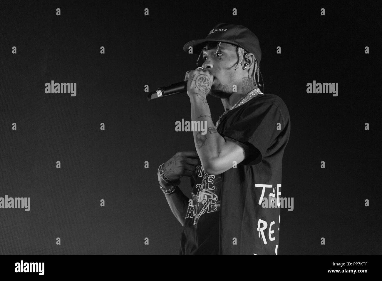 Travis scott Black and White Stock Photos & Images - Alamy