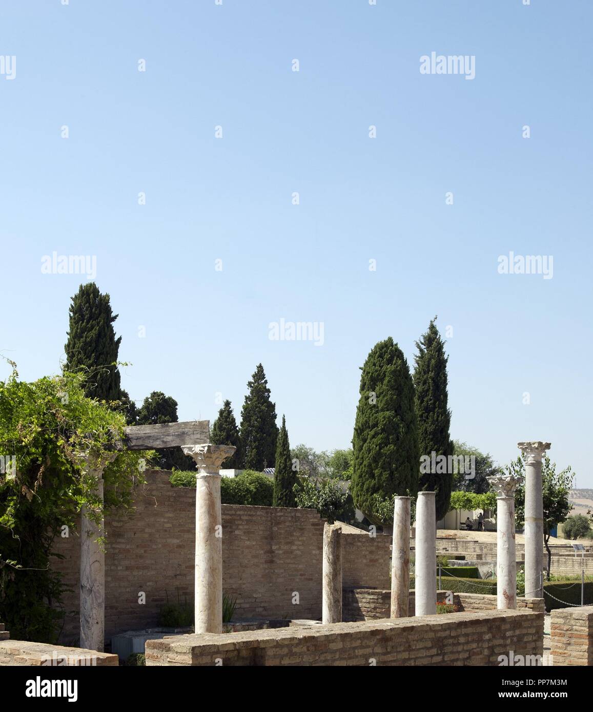 Spain. Italica. Roman city founded c. 206 BC. House of the Birds ...