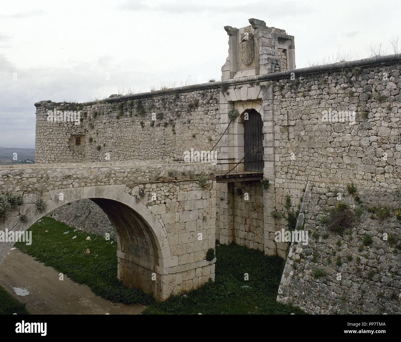 Spain. Chinchon. Castle of the Counts. Built between 15th and 16th ...