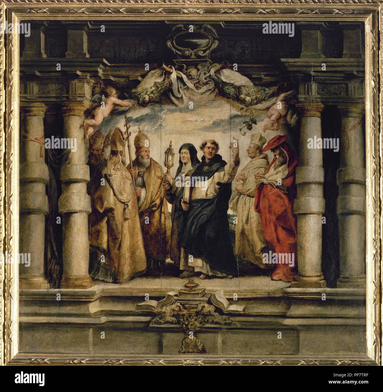 Peter Paul Rubens (1577-1640). Flemish painter. The Defenders of the Eucharist, ca. 1625. From ...