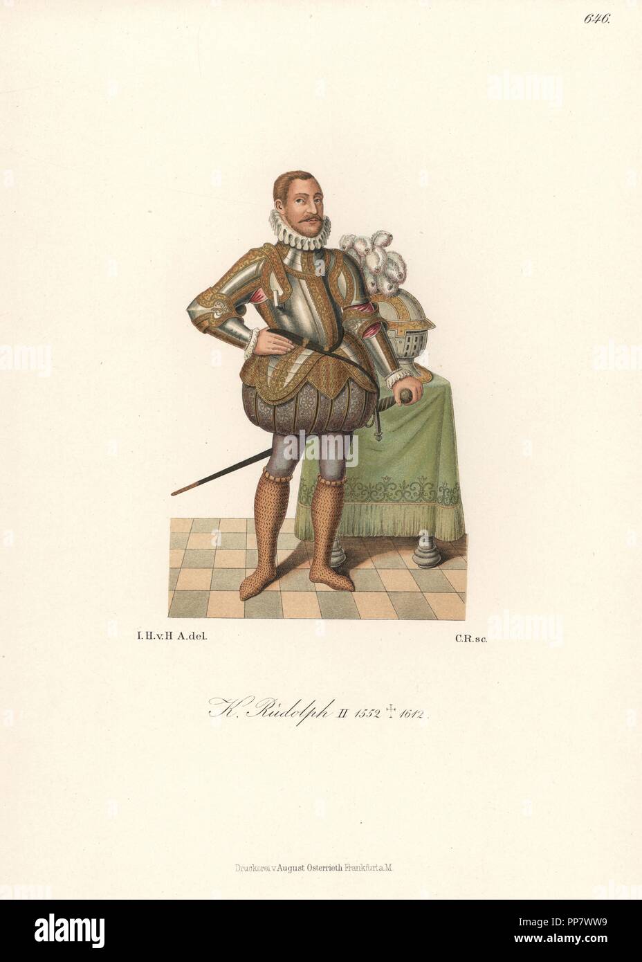 King Rudolph II, 1552-1612, Holy Roman Emperor, King of Bohemia ...