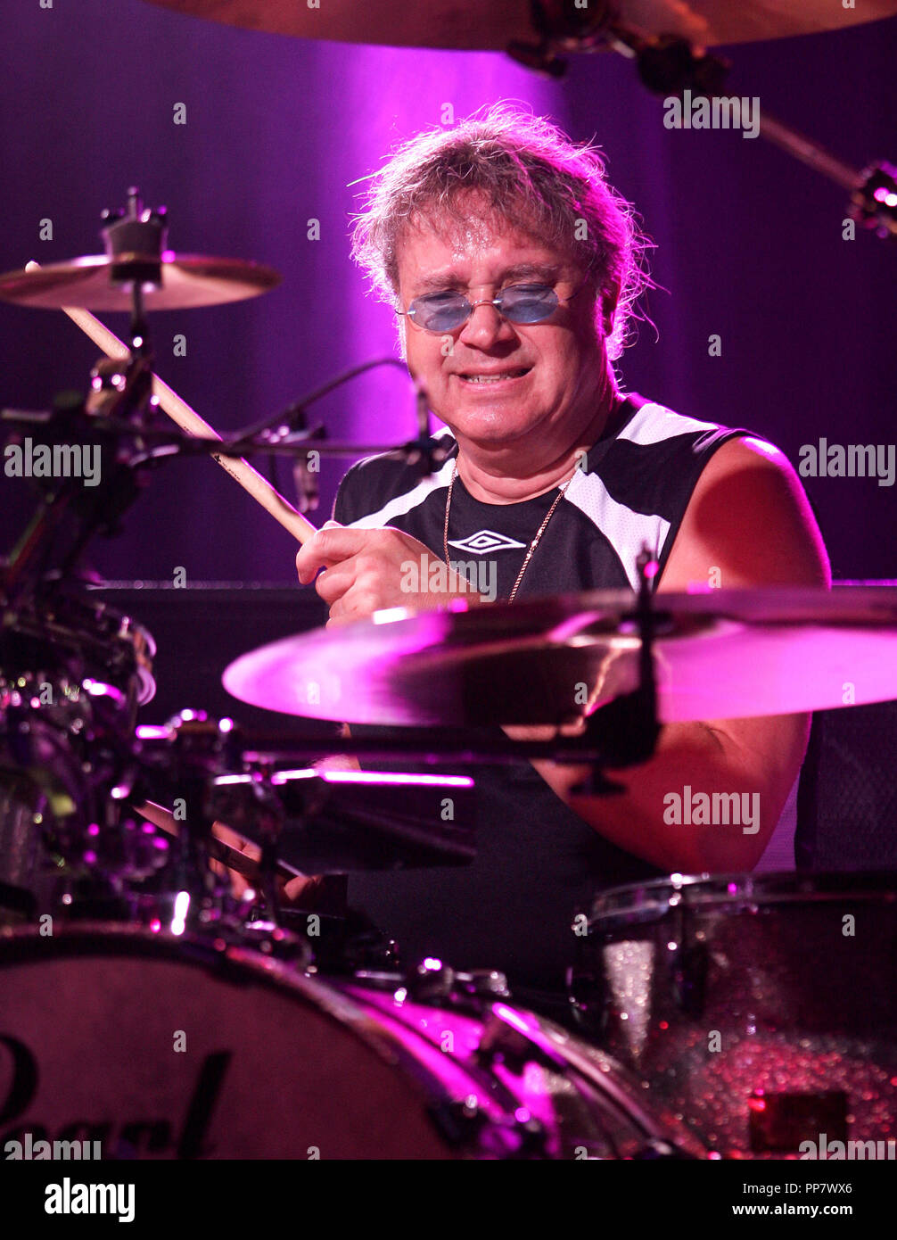 Ian Paice of Deep Purple performs in concert at the Pompano Beach ...