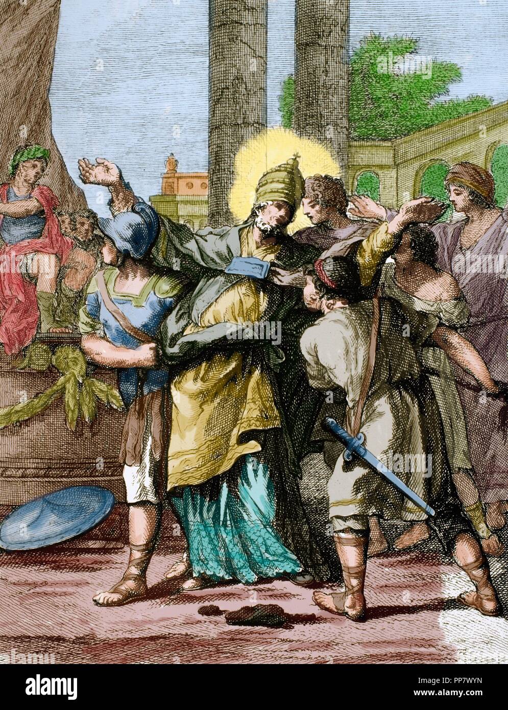 Pope Telesphorus (died c. 137). Bishop of Rome from c. 126 -137, during ...