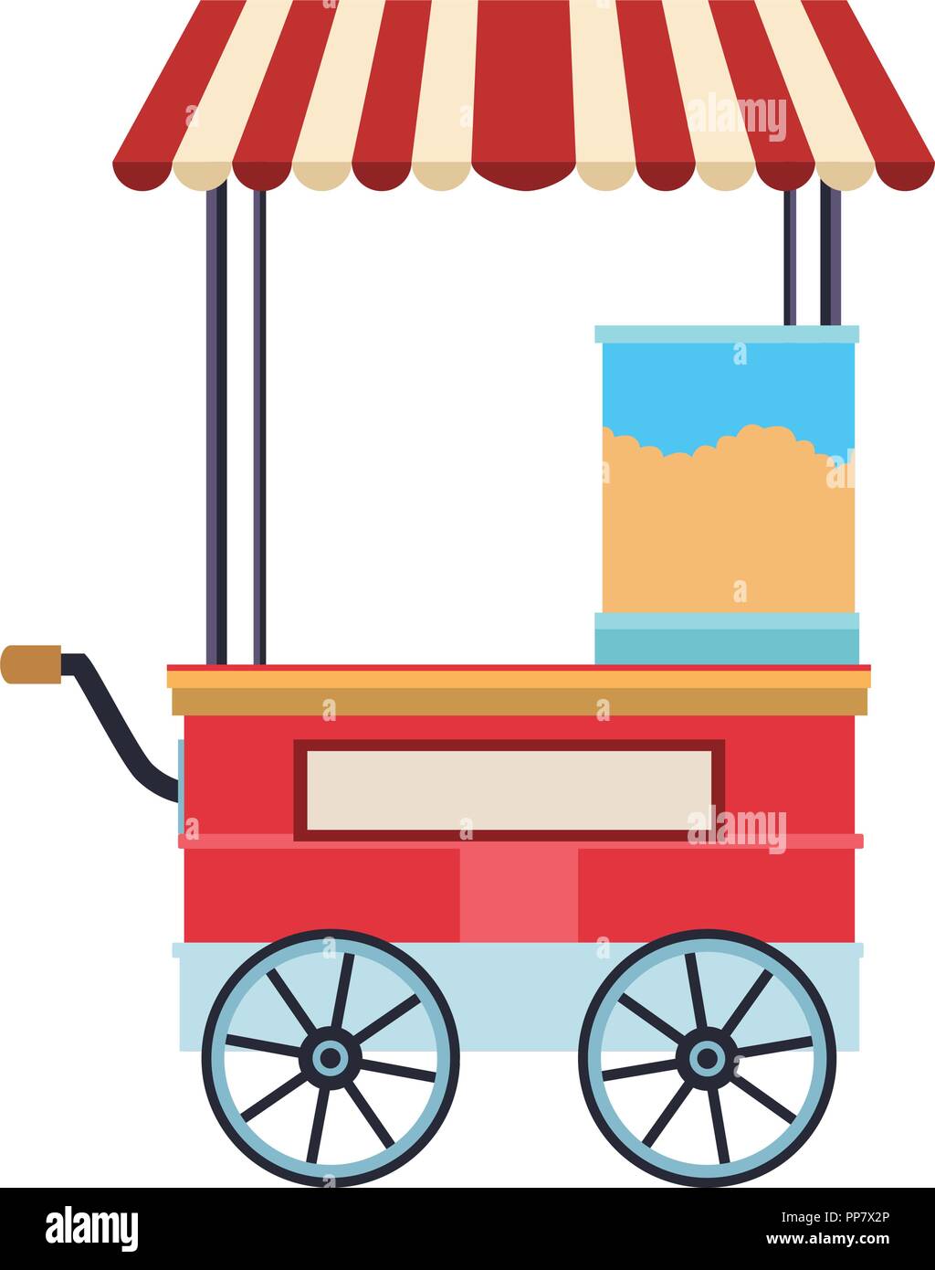 Food booth cart Stock Vector Image & Art - Alamy