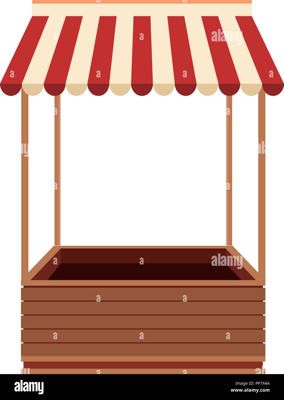 Wooden booth stand Stock Vector Image & Art - Alamy