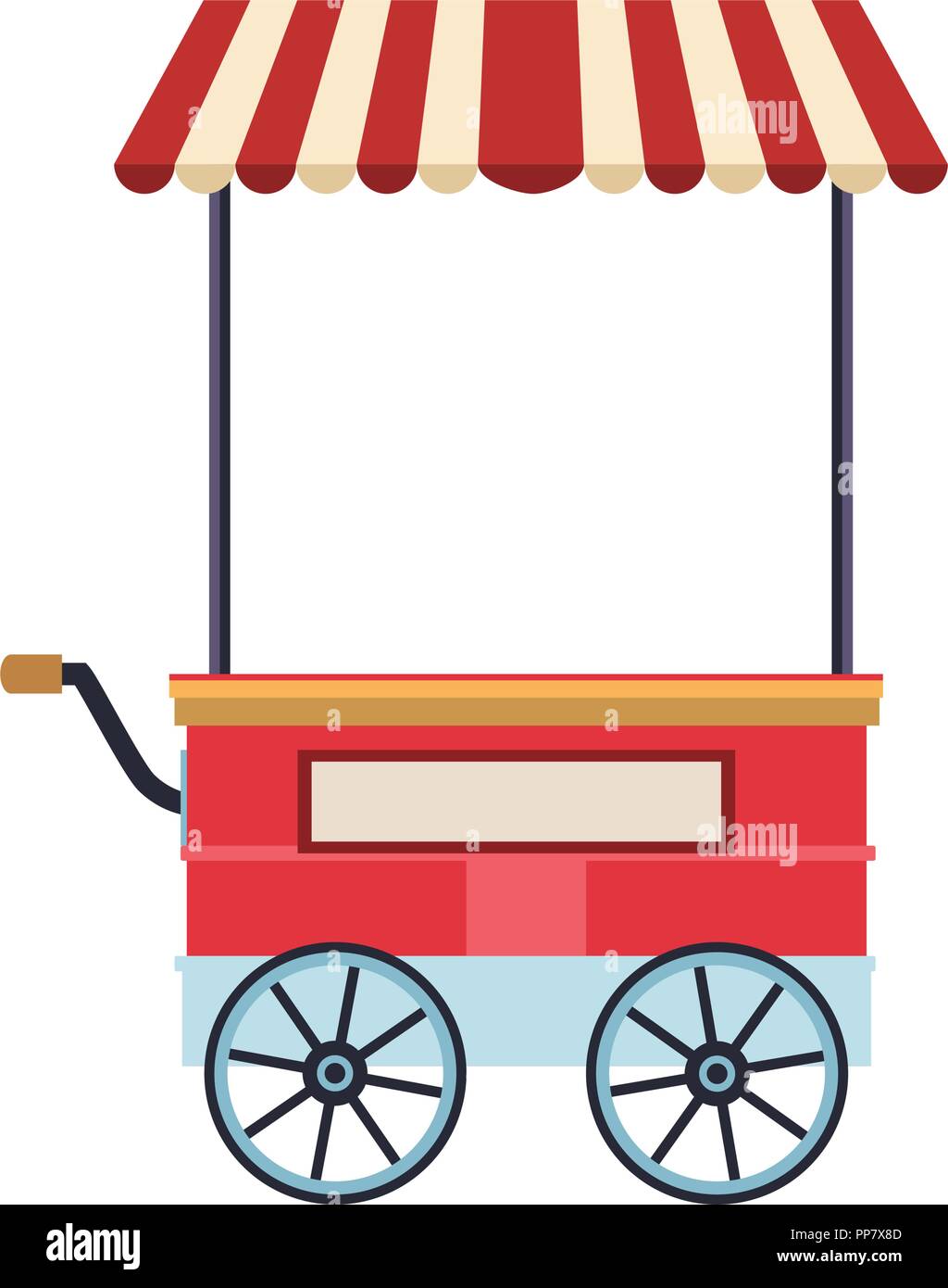 Food booth cart Stock Vector Image & Art - Alamy