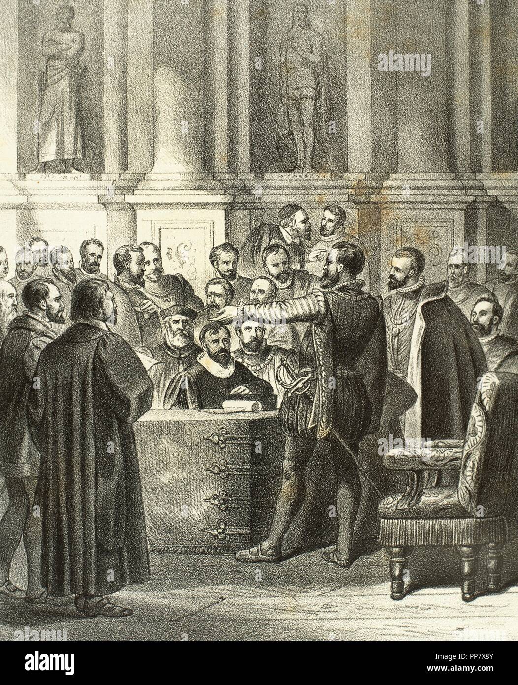 The Diet of Worms, 1521. Imperial diet of the Holy Roman Empire. It is ...