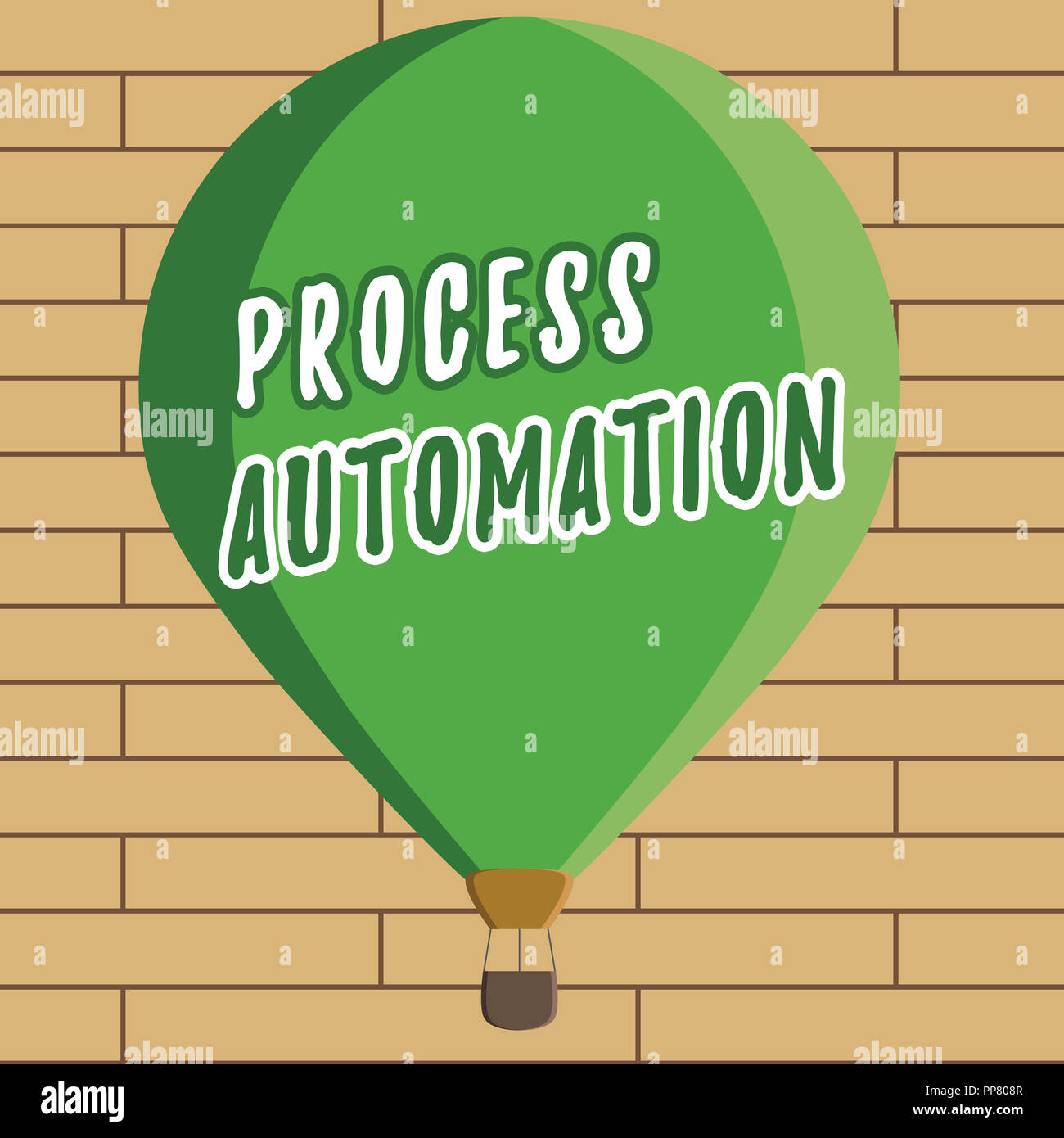 Handwriting text writing Process Automation. Concept meaning ...