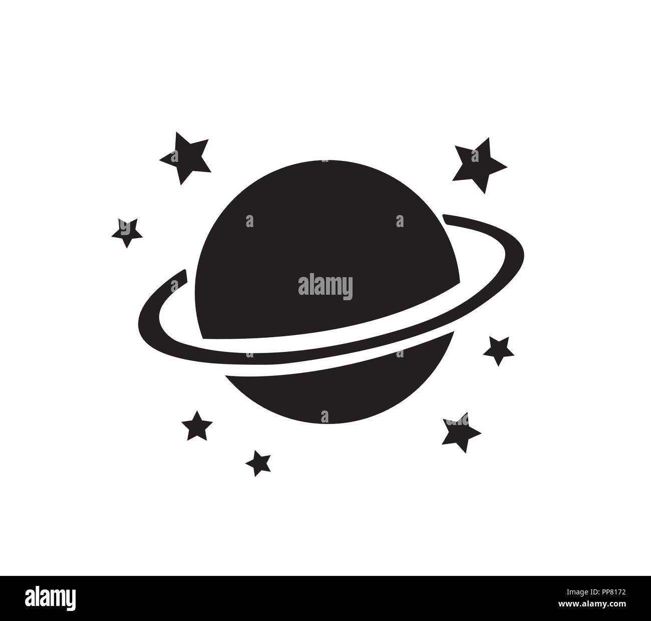 Planet icon Stock Vector Images - Alamy